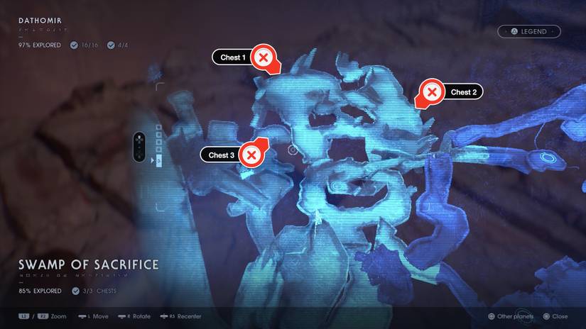 Dathomir chests and secrets map locations – Star Wars Jedi: Fallen ...