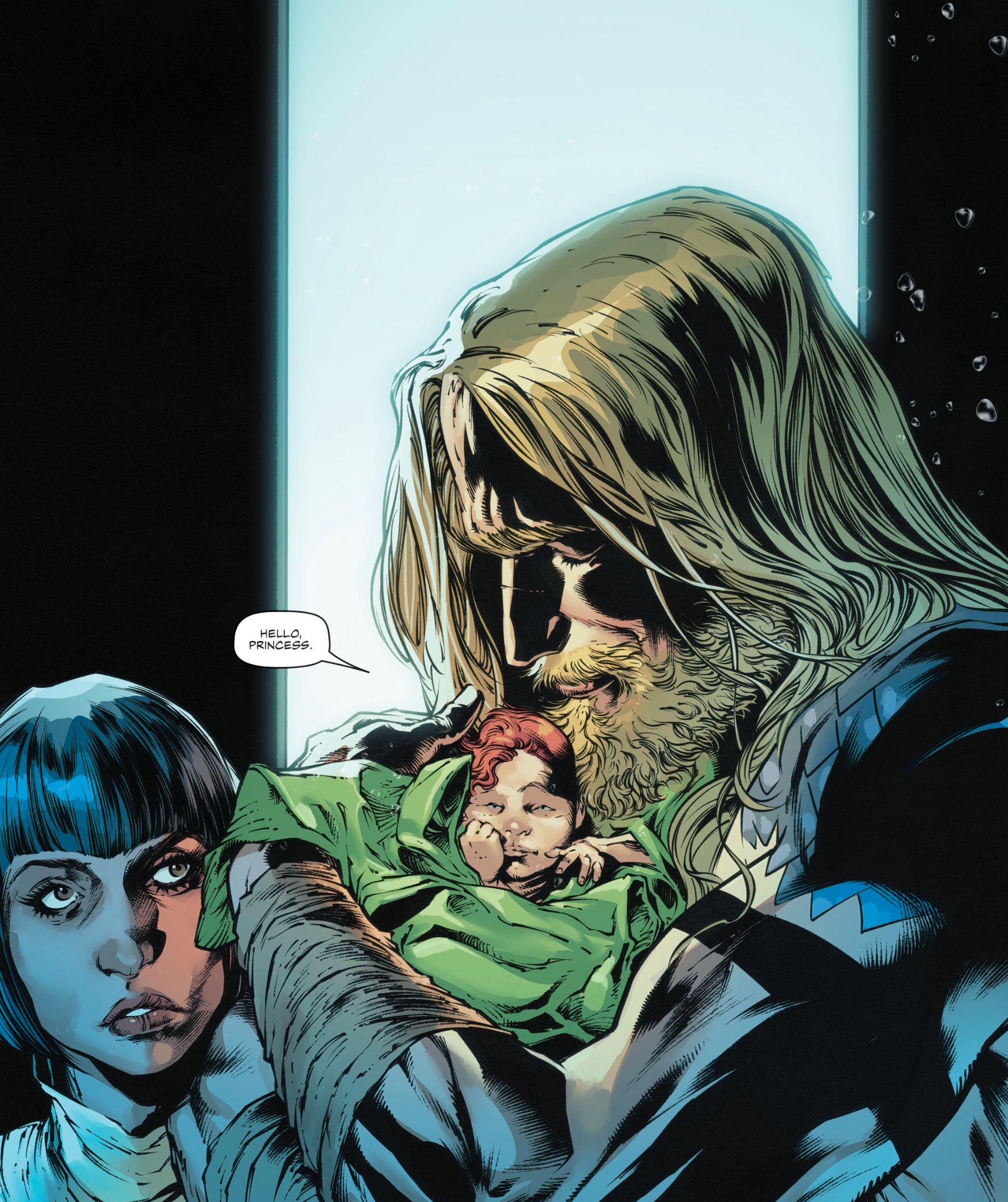Aquaman has a new baby daughter and the Joker has a plan