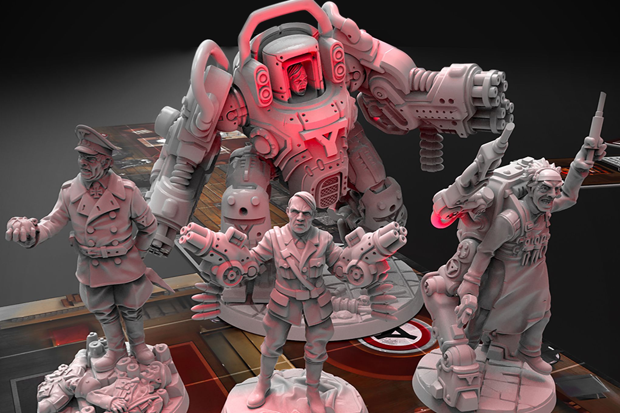 Wolfenstein The Board Game coming to Kickstarter