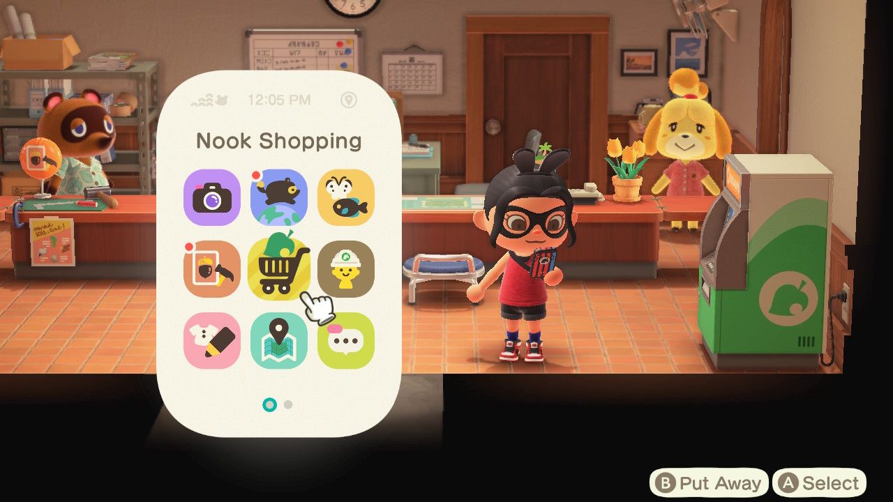 Unlock the Nook Shopping app in ACNH