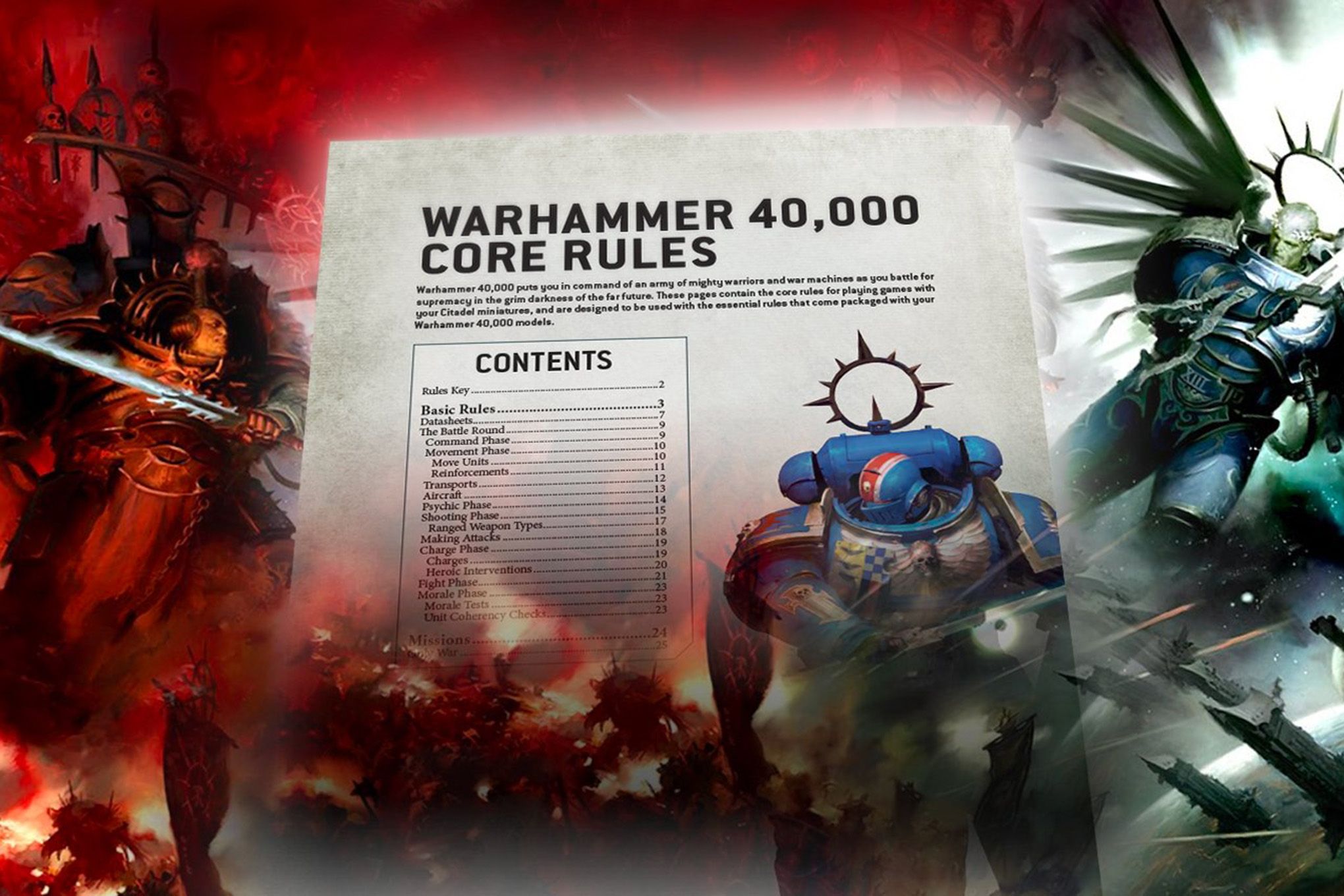 How to get a free copy of the 9th edition rules for Warhammer 40,000