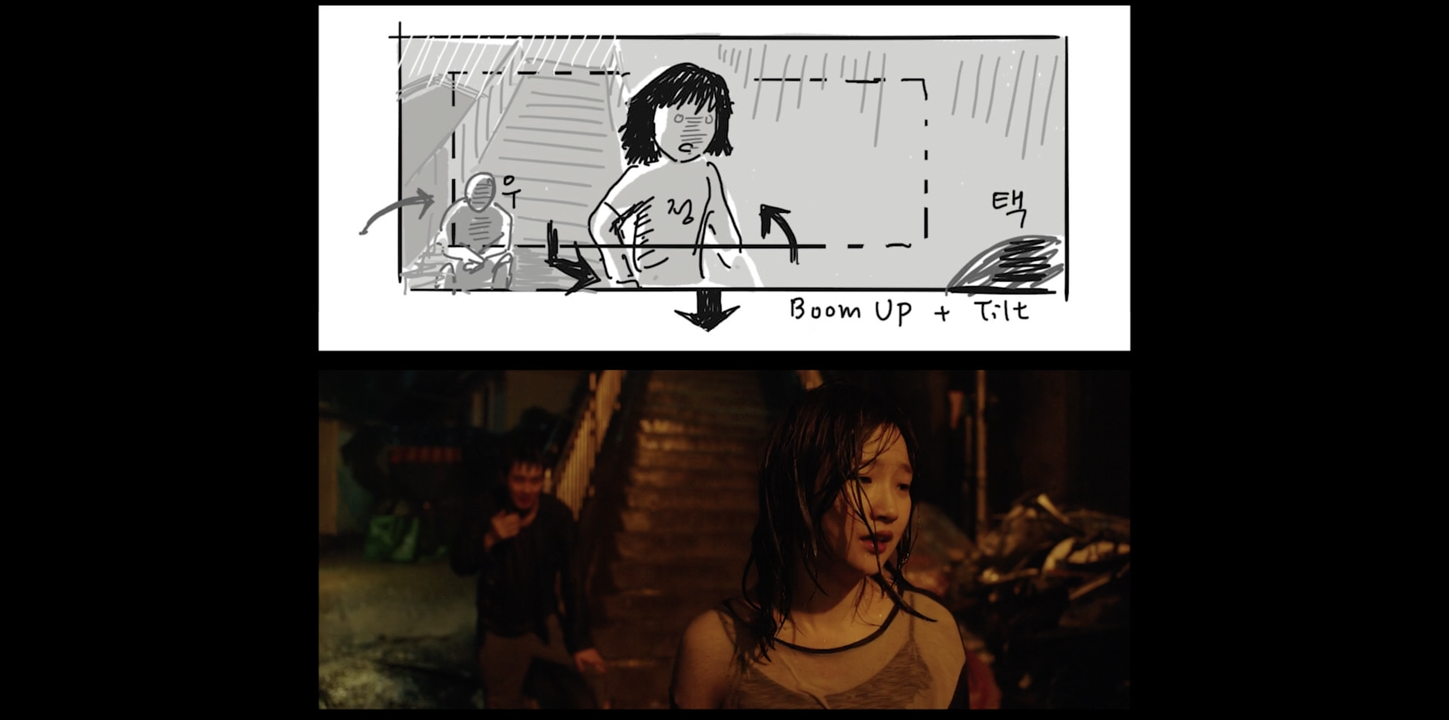 Watch: Parasite Criterion feature compares storyboards to Bong’s film