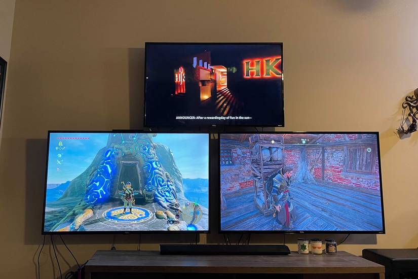I mounted 3 TVs in my living room and it’s the ultimate lifehack