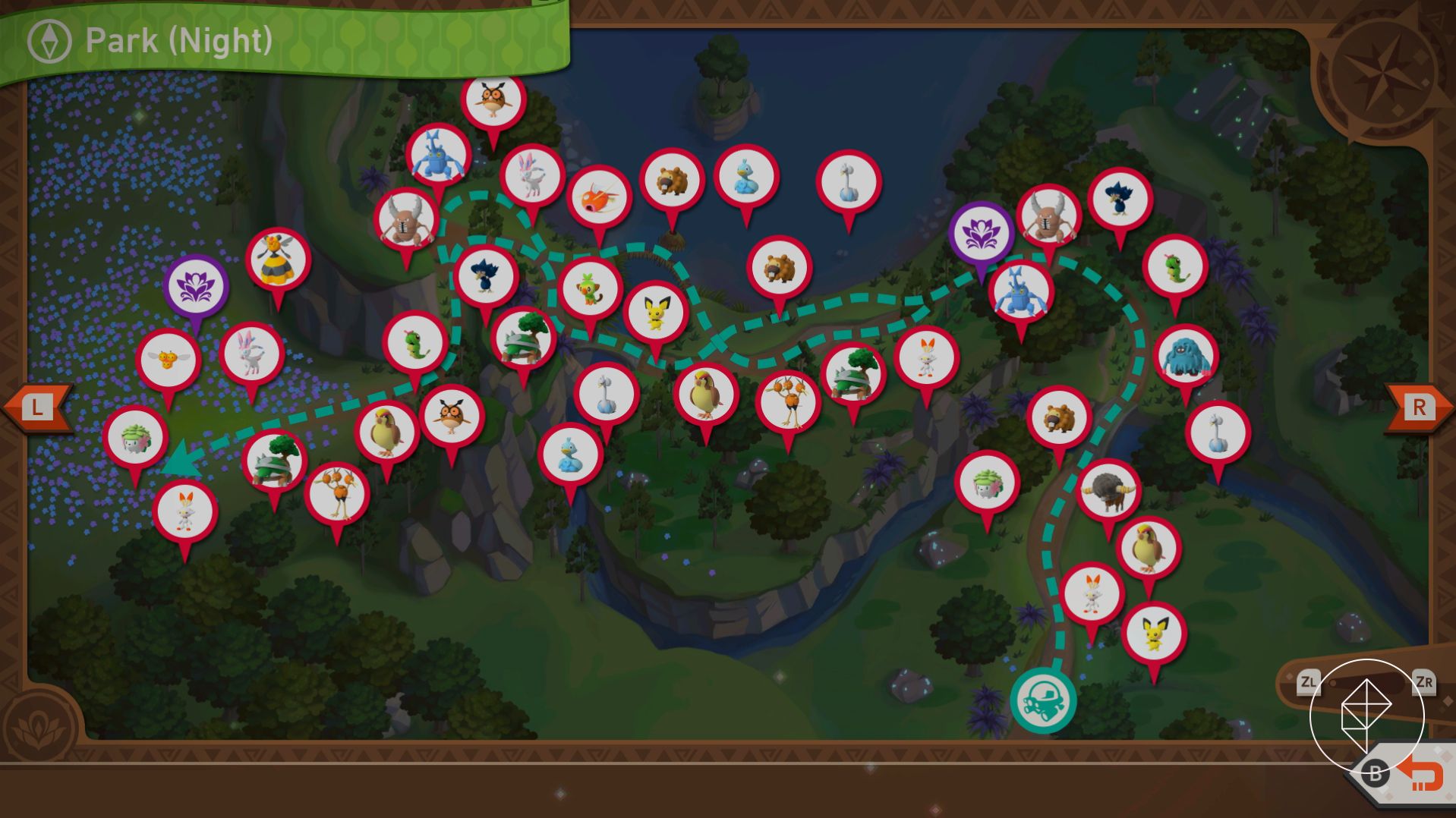 New Pokémon Snap Florio Nature Park Pokémon list and maps guide