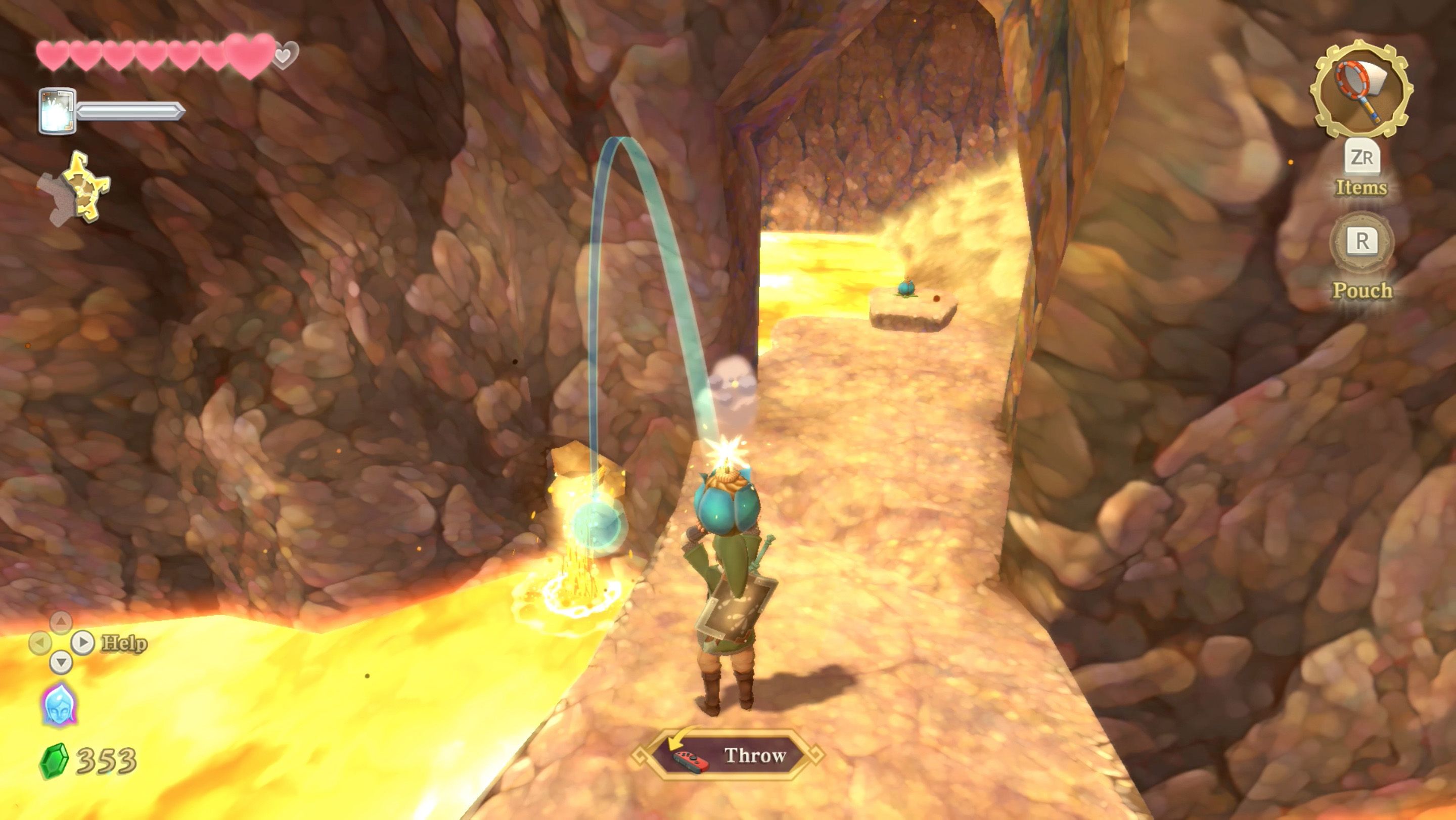 Eldin Volcano walkthrough – Skyward Sword HD