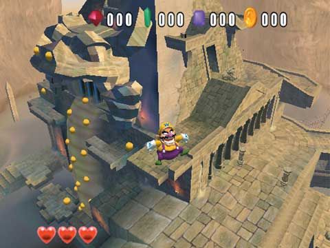 In Wario World, Wario is his own greatest enemy