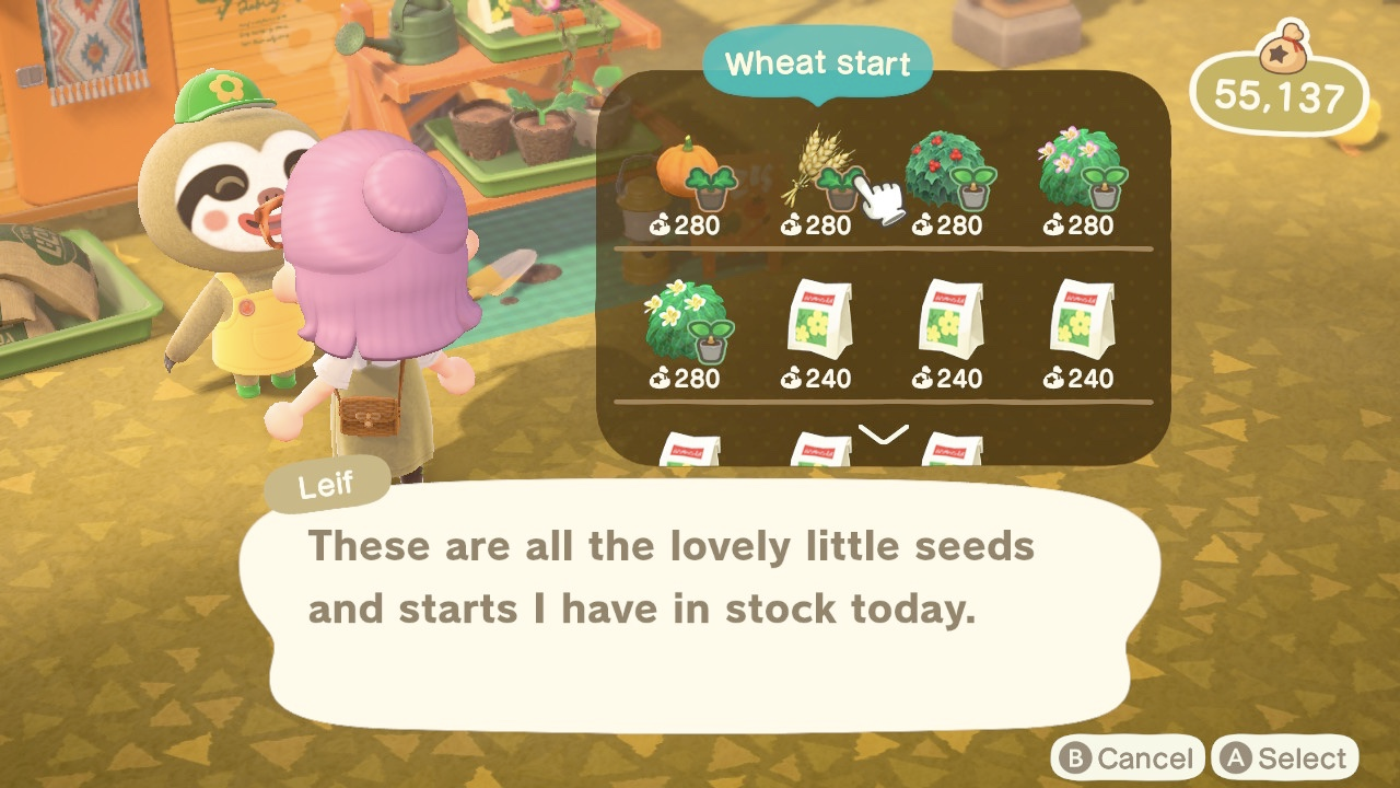 Animal Crossing crops, produce, and ACNH farming