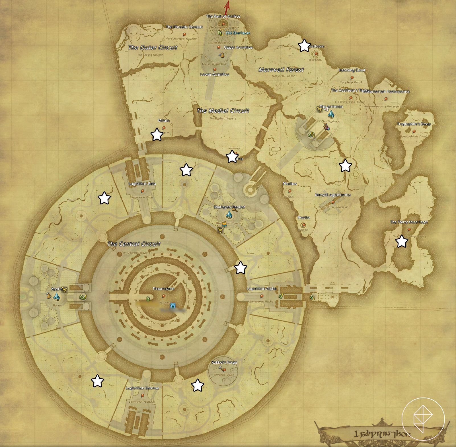 FFXIV: Endwalker Aether Current locations guide and maps