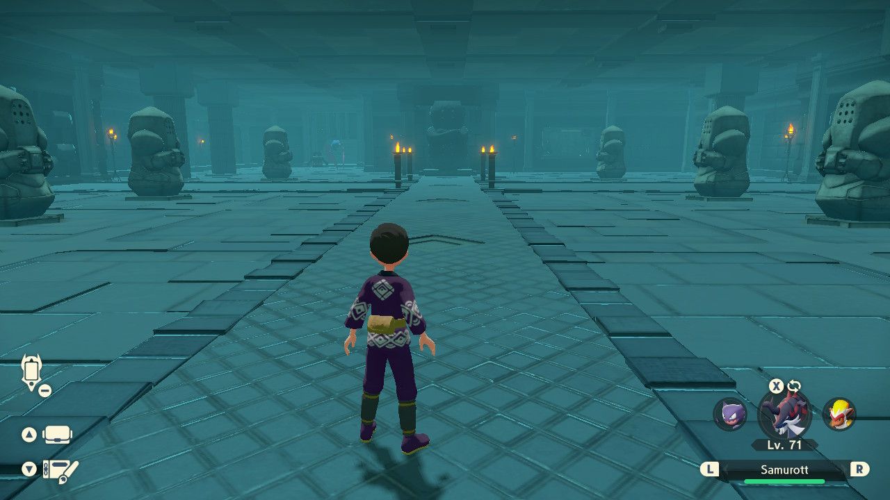 Pokémon Legends: Arceus: Snowpoint Temple puzzle solution guide