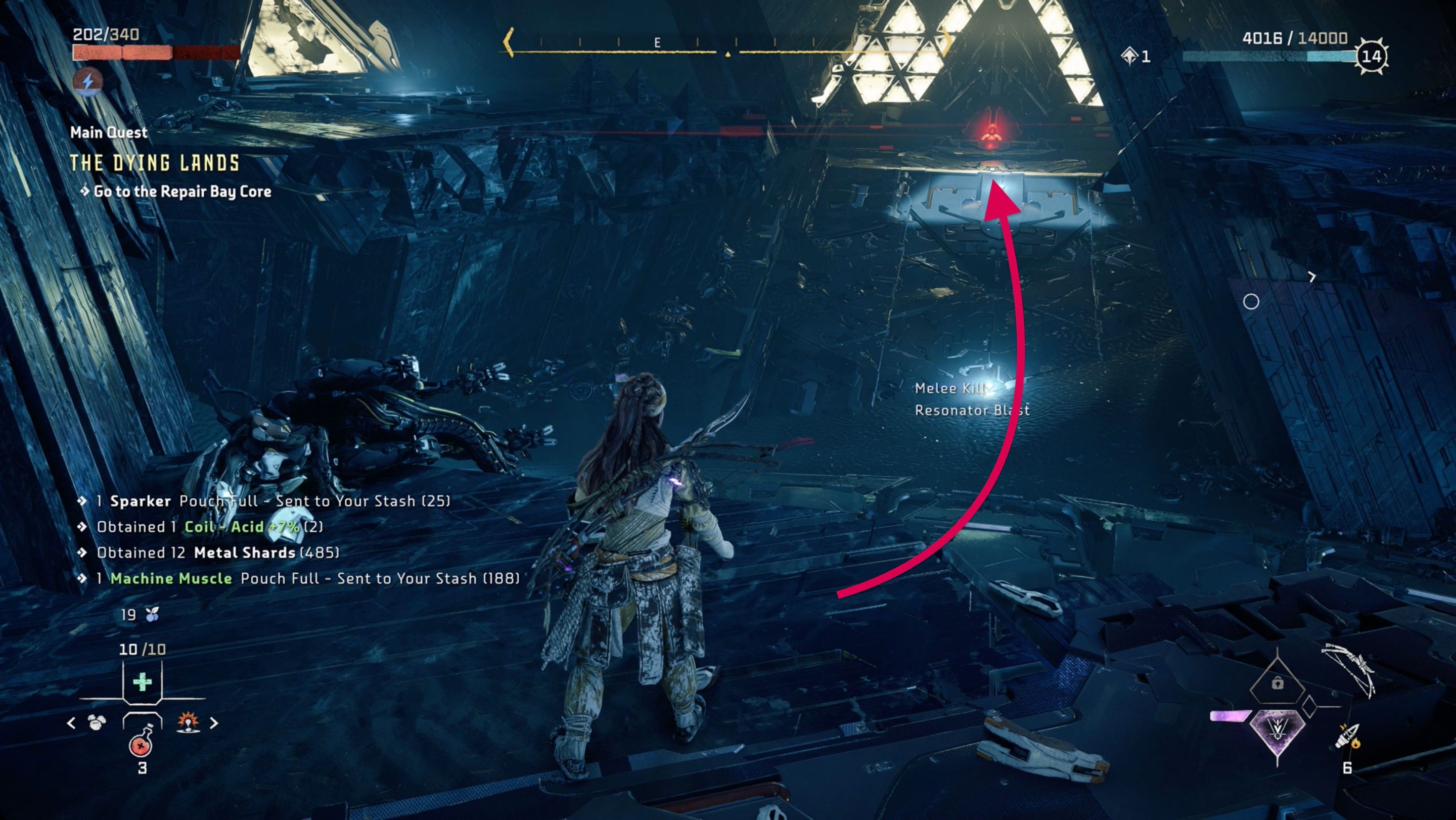 Repair Bay Tau Cauldron Horizon Forbidden West walkthrough