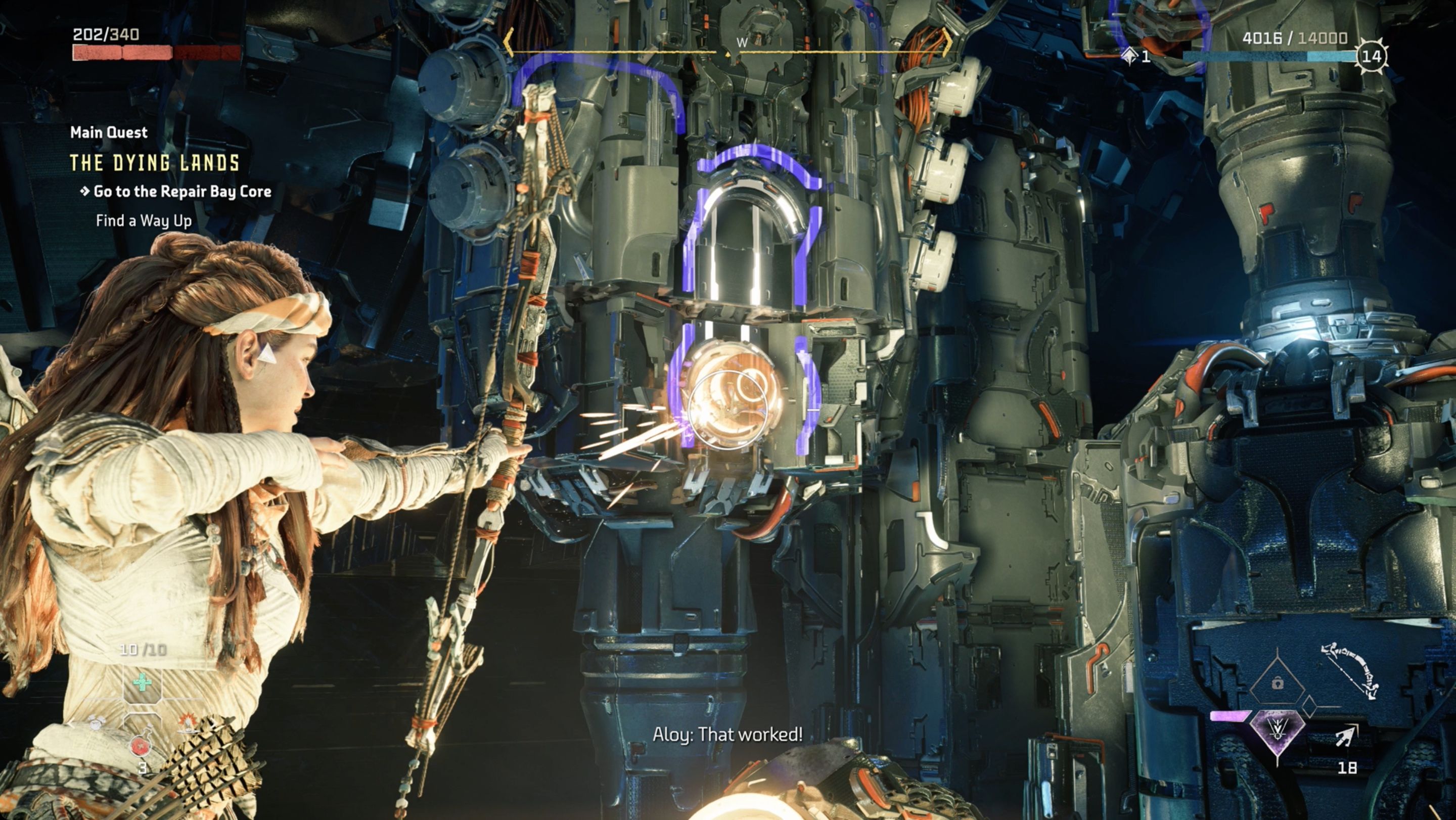 Repair Bay Tau Cauldron Horizon Forbidden West walkthrough