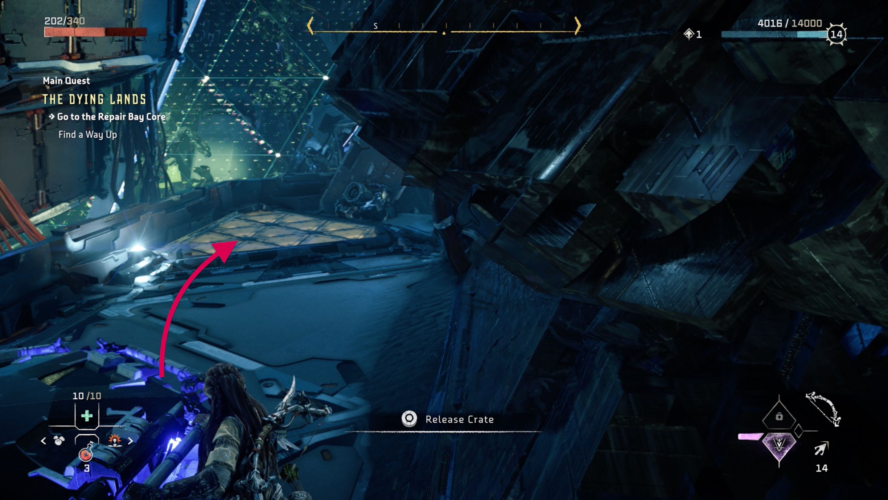 Repair Bay Tau Cauldron Horizon Forbidden West walkthrough