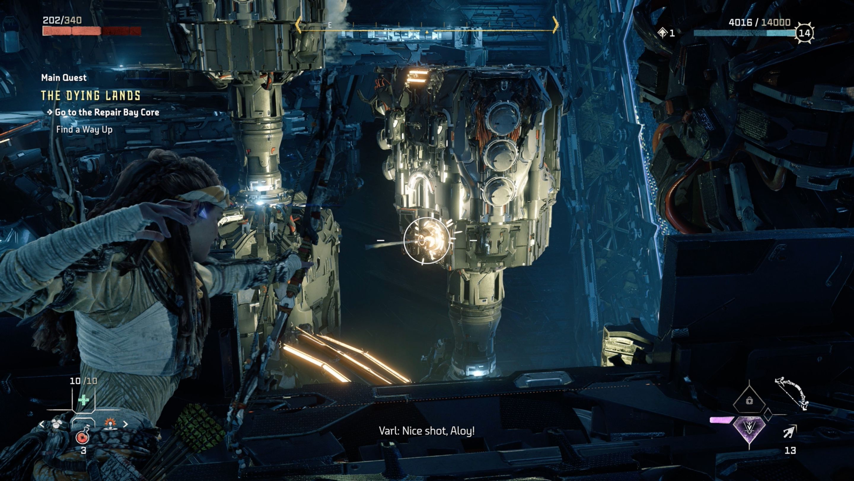Repair Bay Tau Cauldron Horizon Forbidden West walkthrough