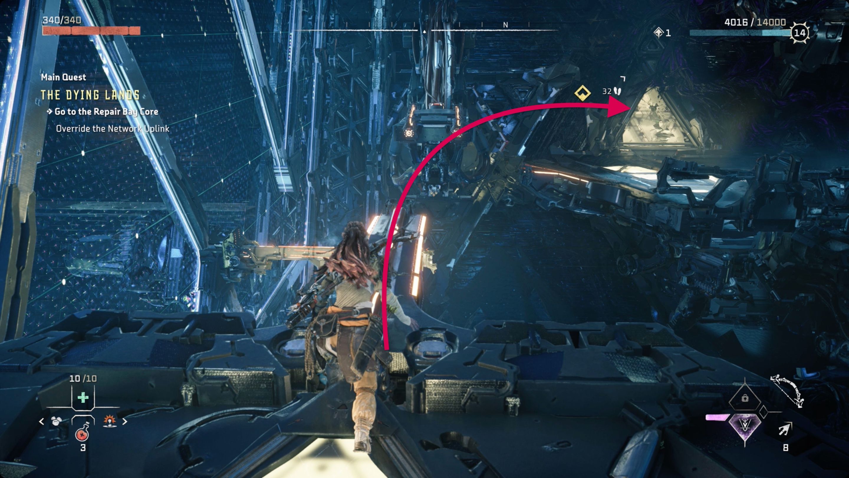 Repair Bay Tau Cauldron Horizon Forbidden West walkthrough