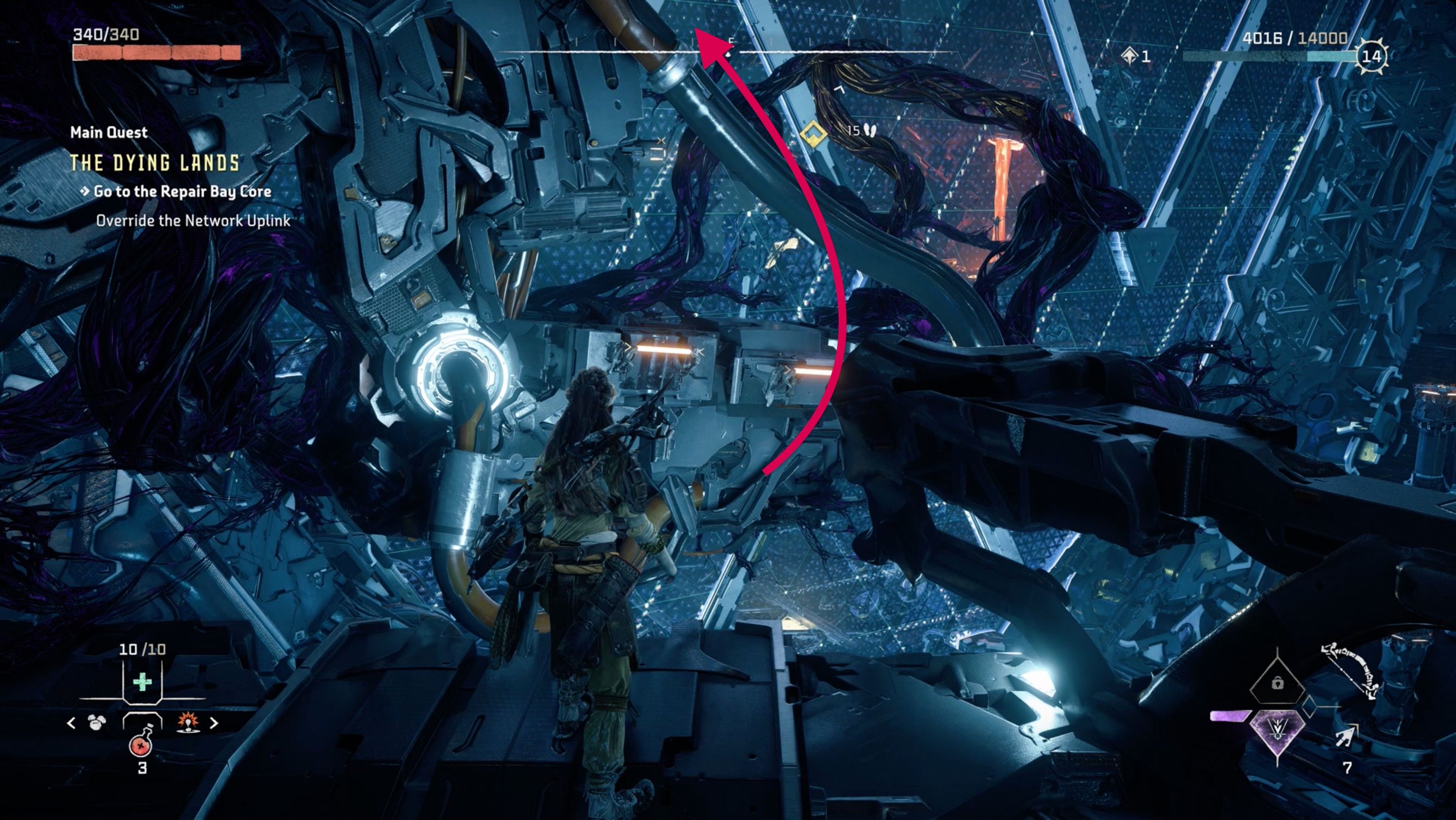 Repair Bay Tau Cauldron Horizon Forbidden West walkthrough