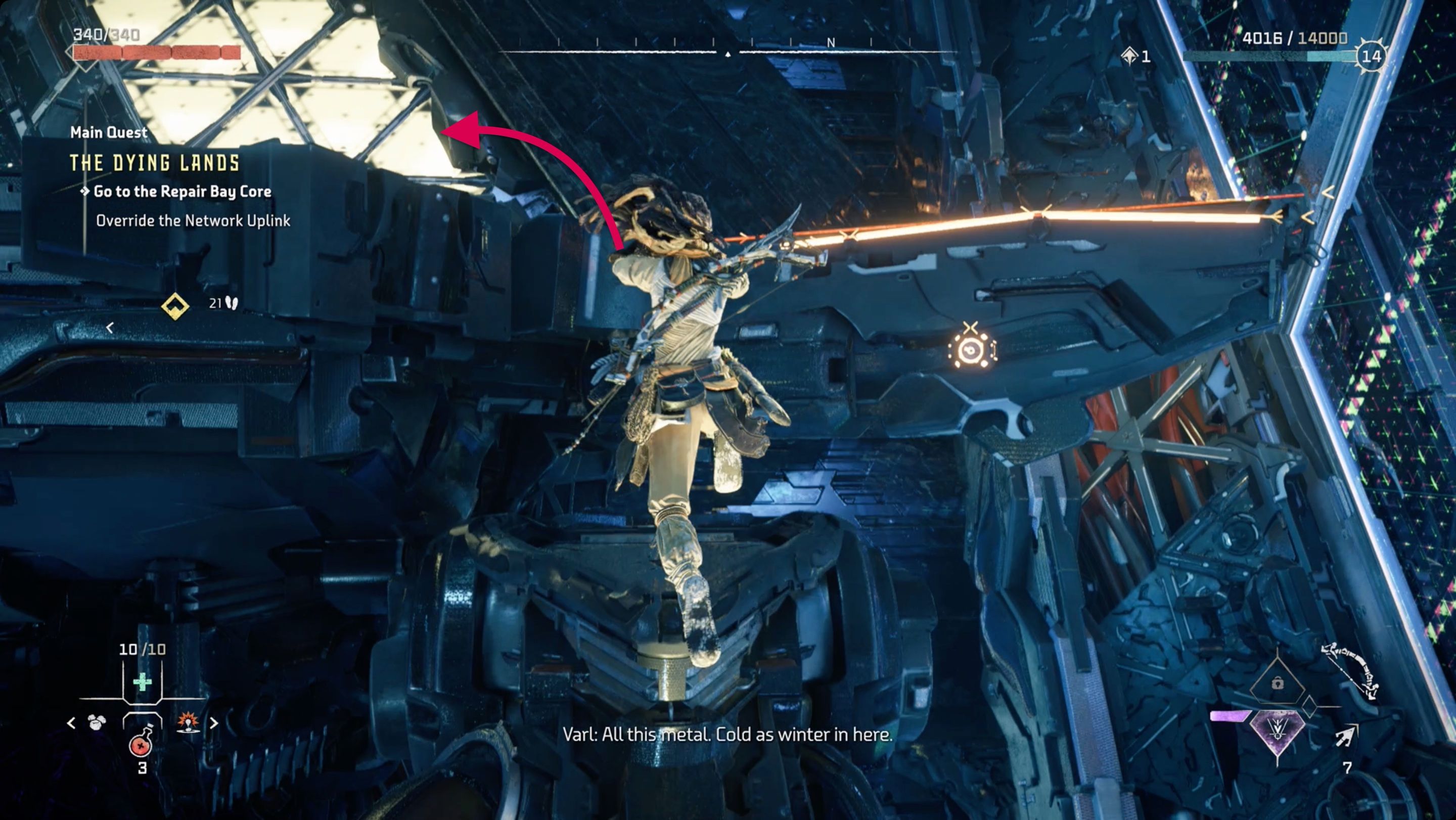 Repair Bay Tau Cauldron Horizon Forbidden West walkthrough