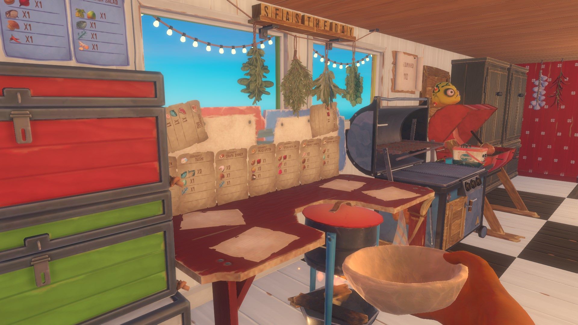 Raft guide: Juicer and Cooking Pot recipe list