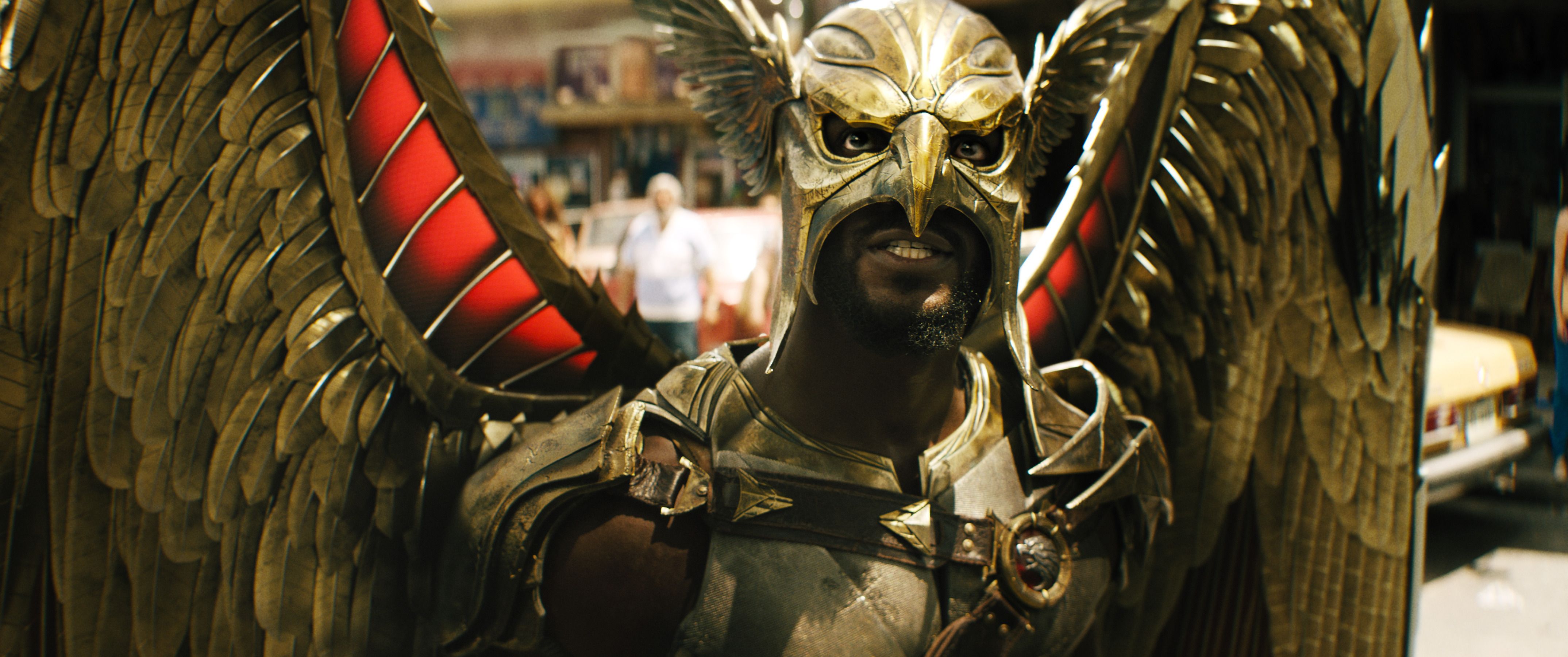 Black Adam’s Hawkman gave Aldis Hodge wild DC comics lore to chew on