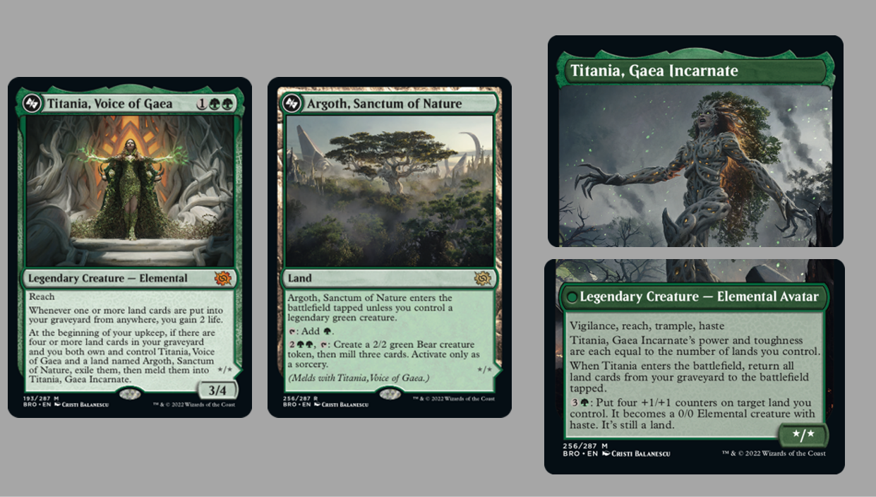 Magic’s new set, The Brothers’ War, debuts massive meld cards