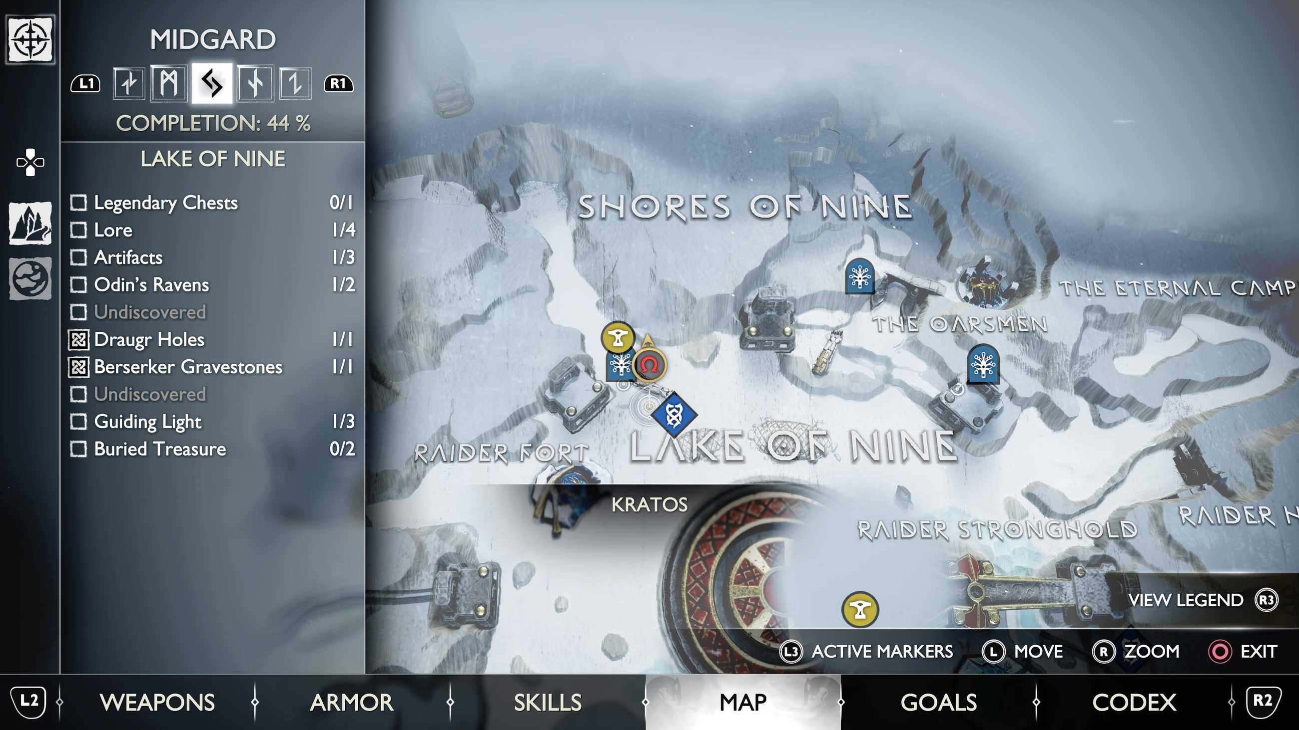 God of War Ragnarok Midgard artifacts, collectibles and Odin’s Ravens