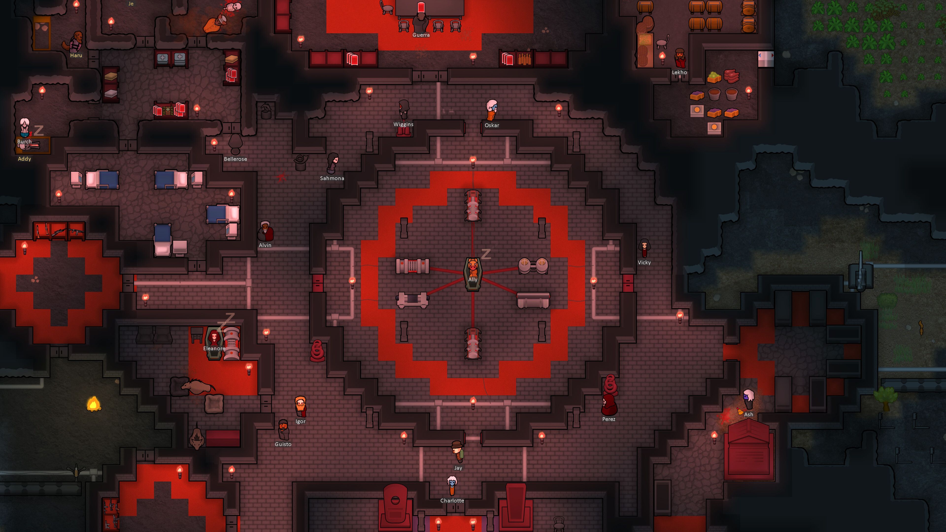 RimWorld patch 1.4 lets you make the vampire cult of your dreams