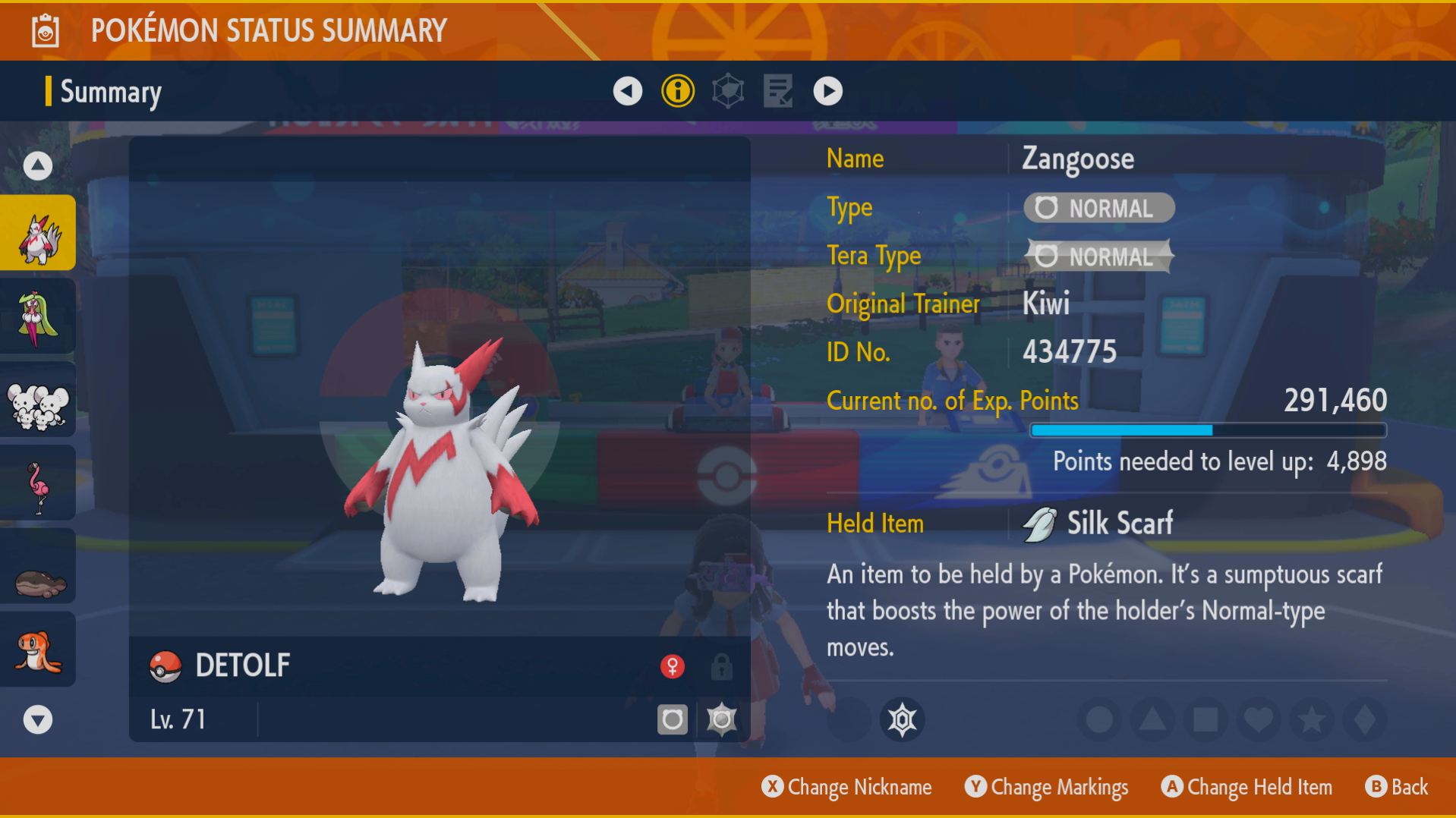 How to rename your Pokémon in Scarlet and Violet