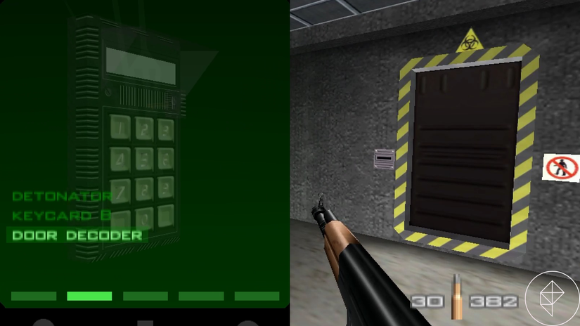 GoldenEye Facility walkthrough, from door decoder to double agent