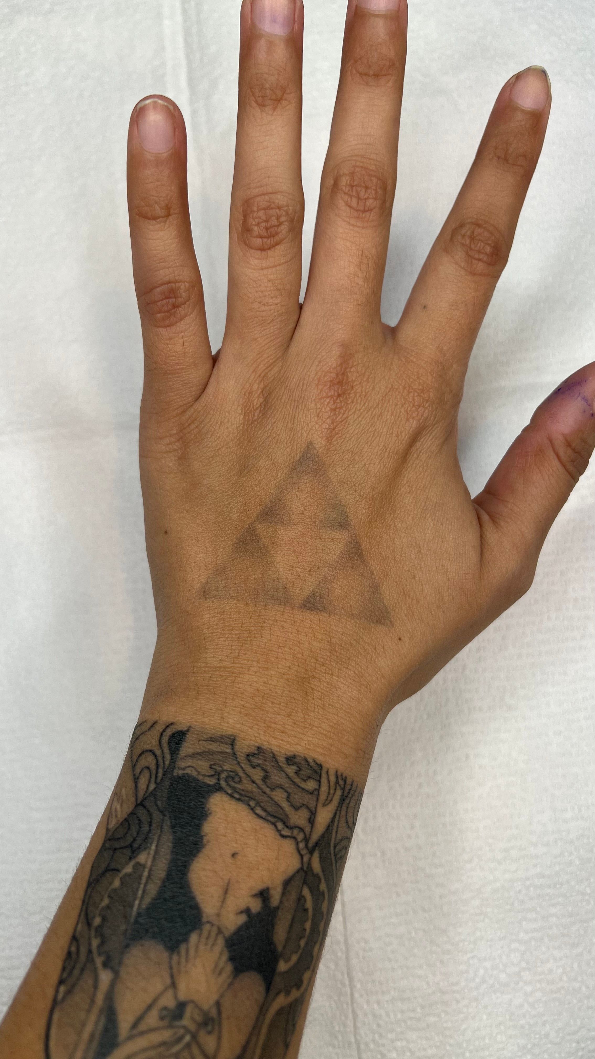 Hand triforce tattoo photos - Wisconsintattoocompany.com