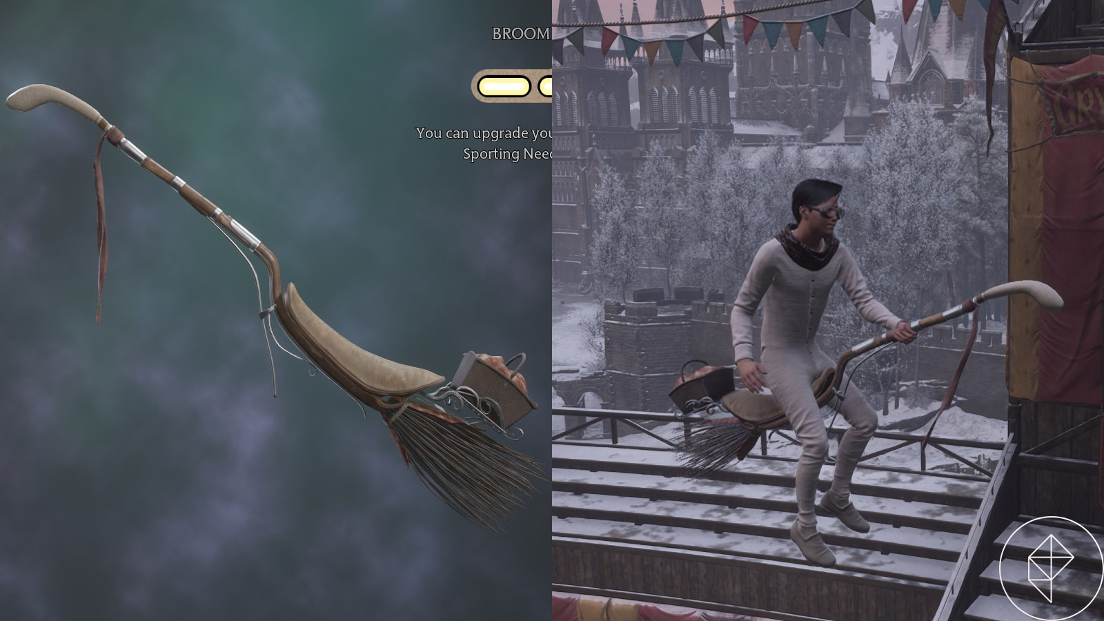 How to get a broom in Hogwarts Legacy