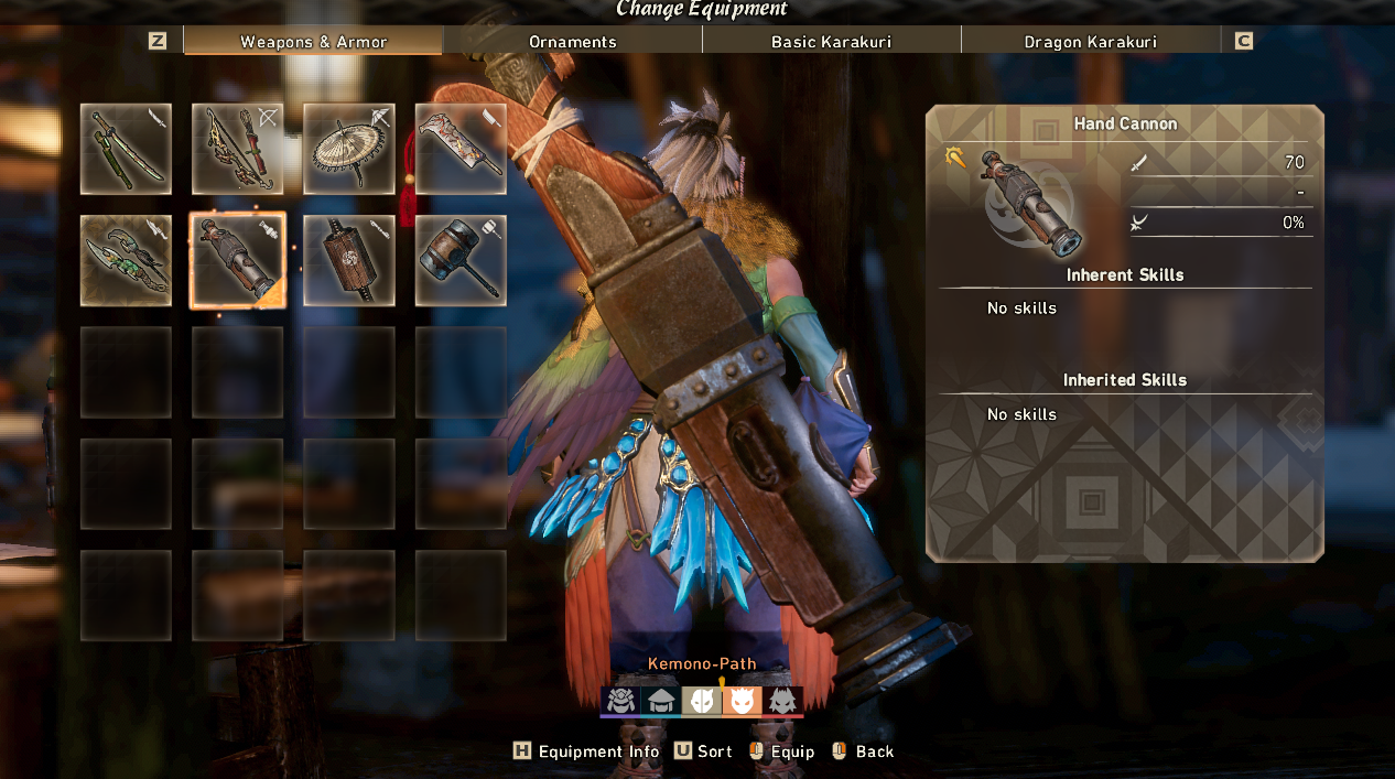 Wild Hearts best weapon choices, how to unlock new weapons