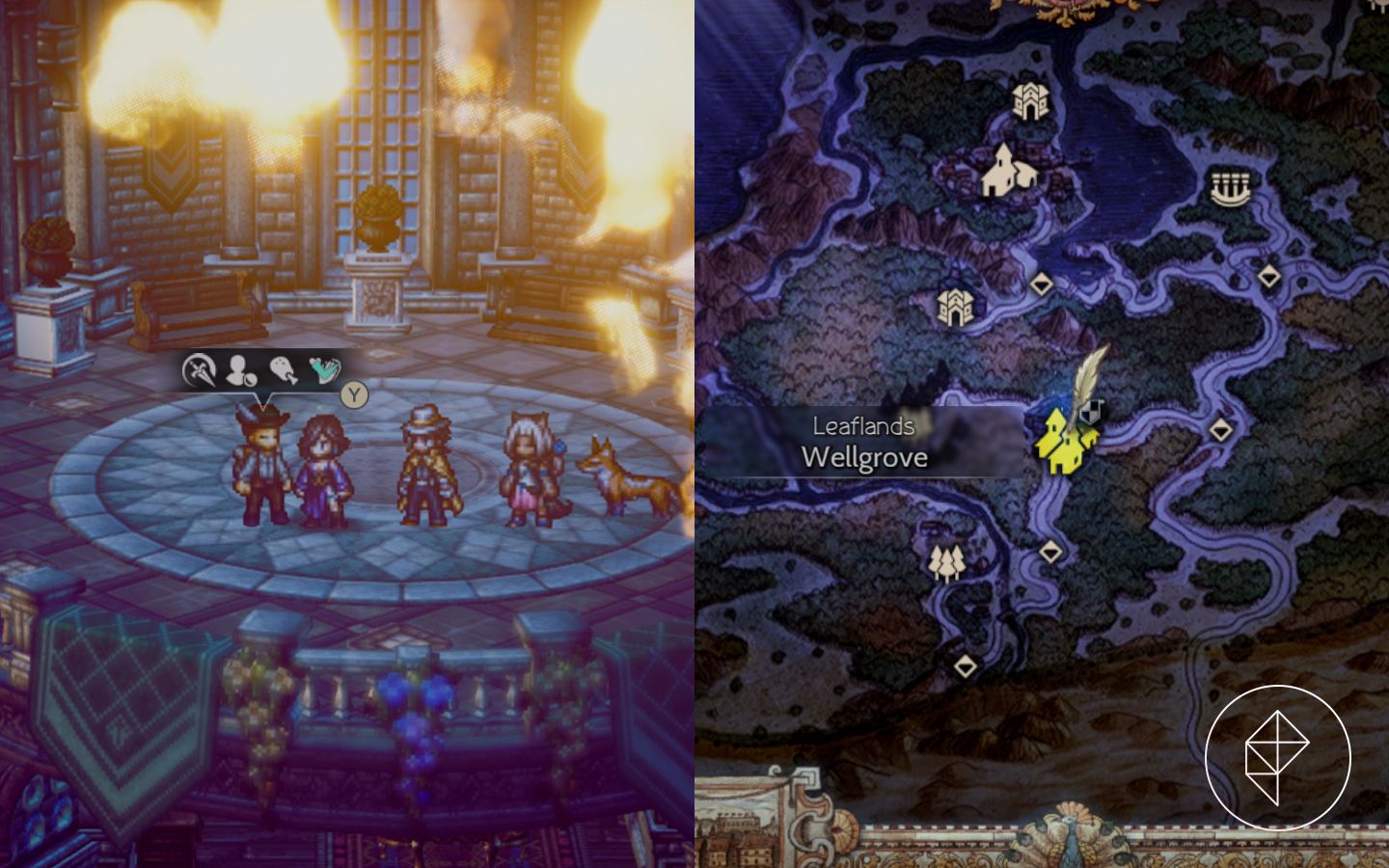 Octopath Traveler 2 inventor skill item locations