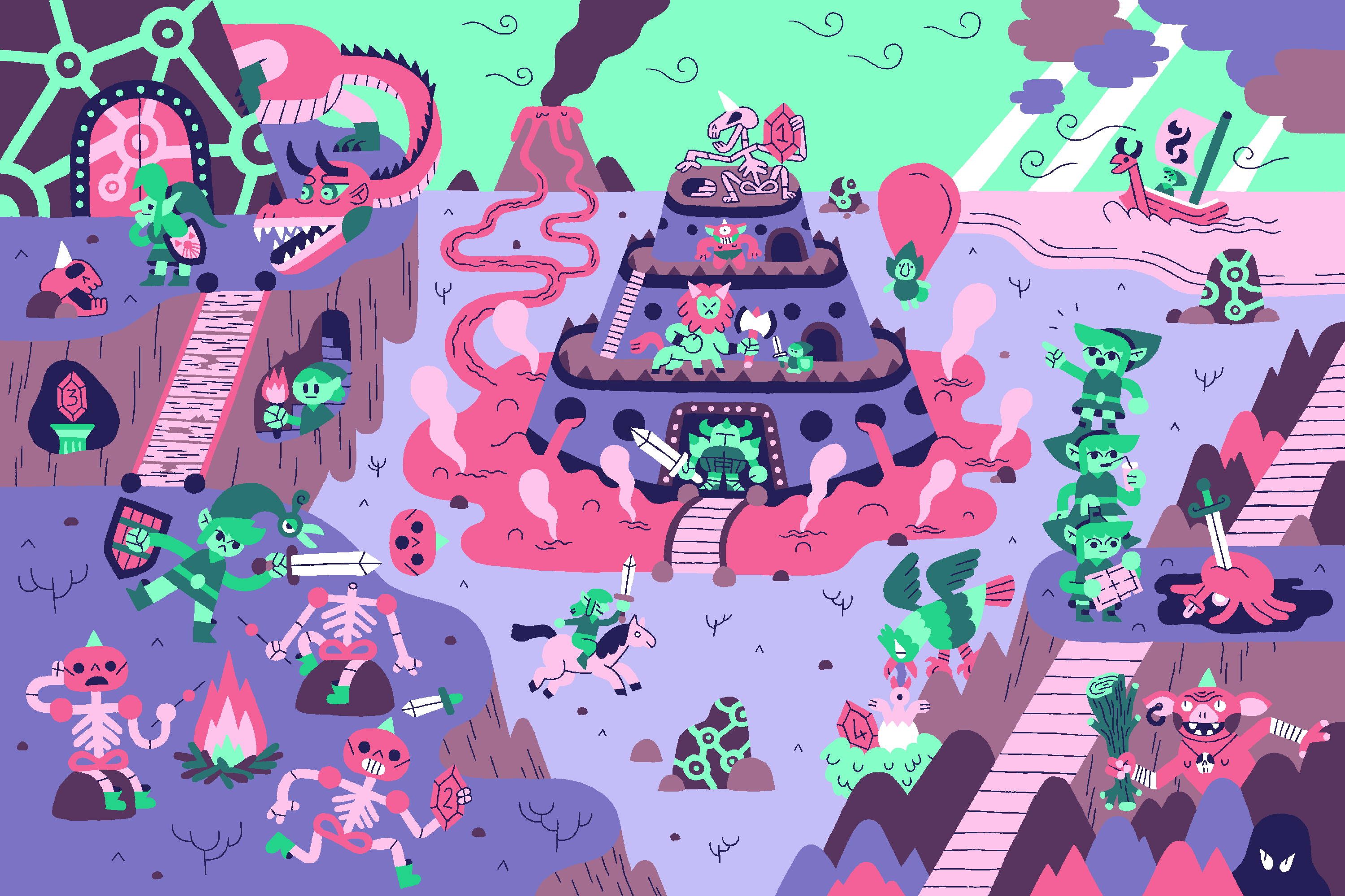 Legend of Zelda timeline with Breath of the Wild, Tears of the Kingdom