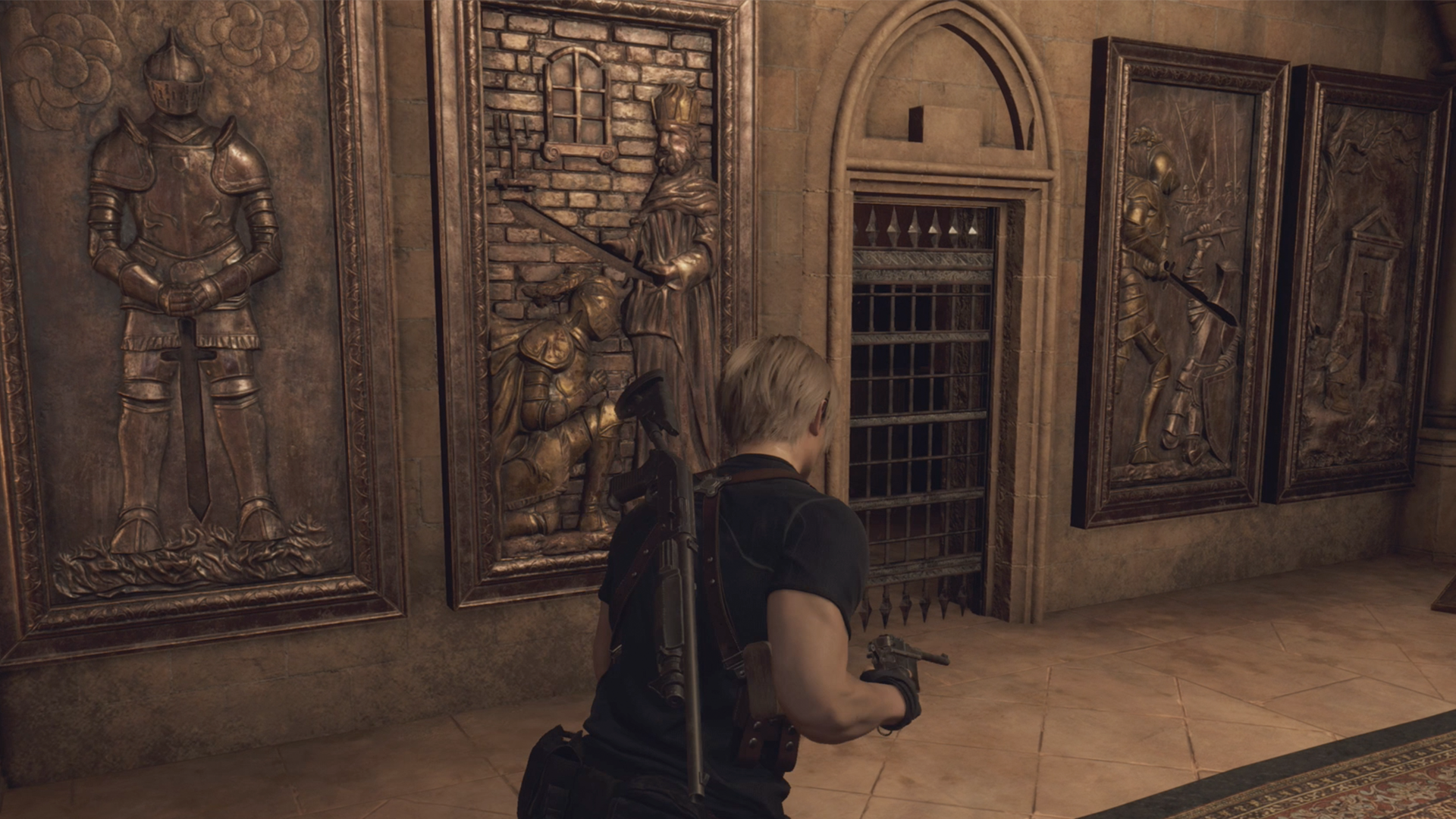 Resident Evil 4 remake Sword puzzle solution