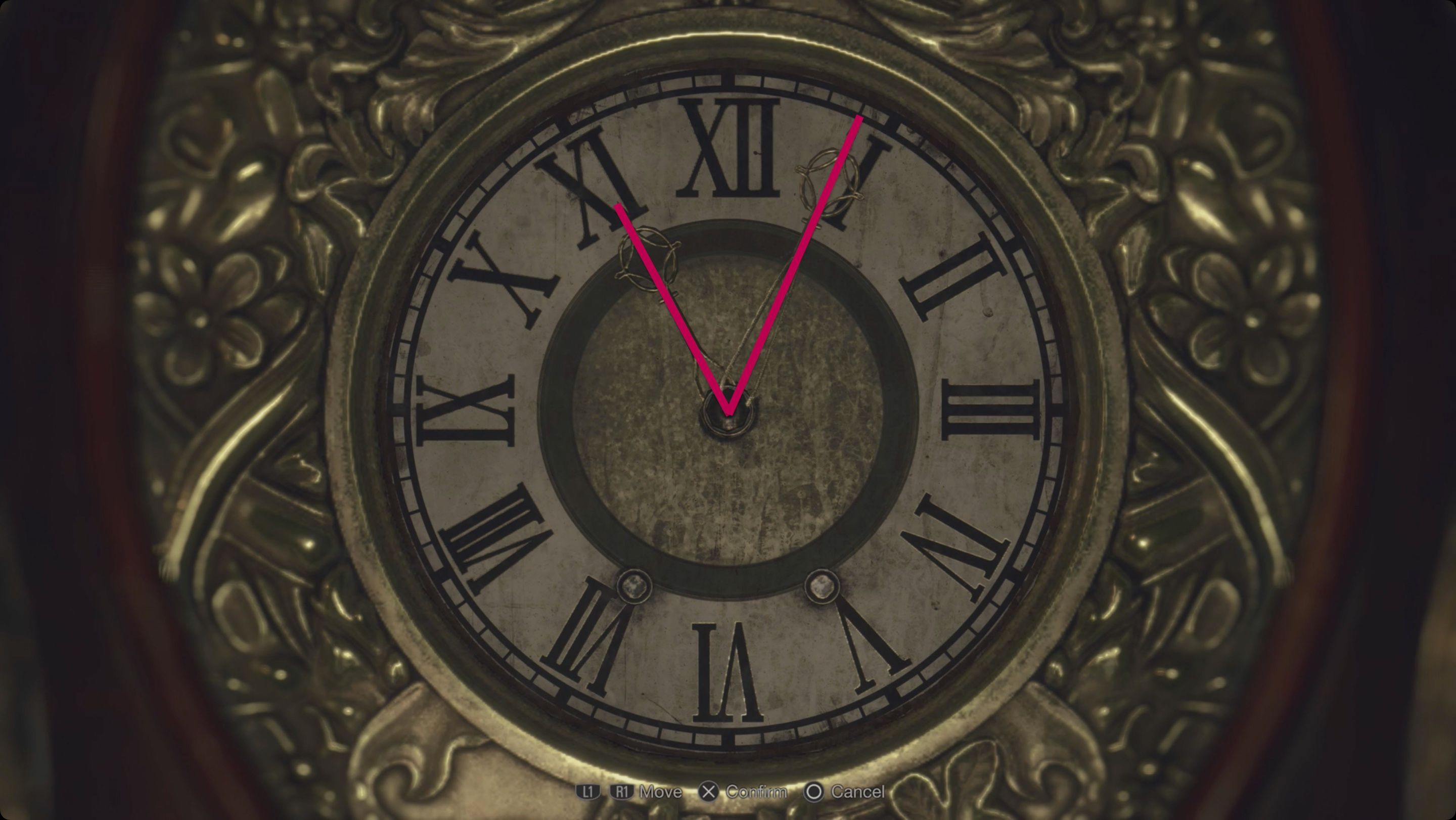 Resident Evil 4 Grandfather Clock puzzle solution