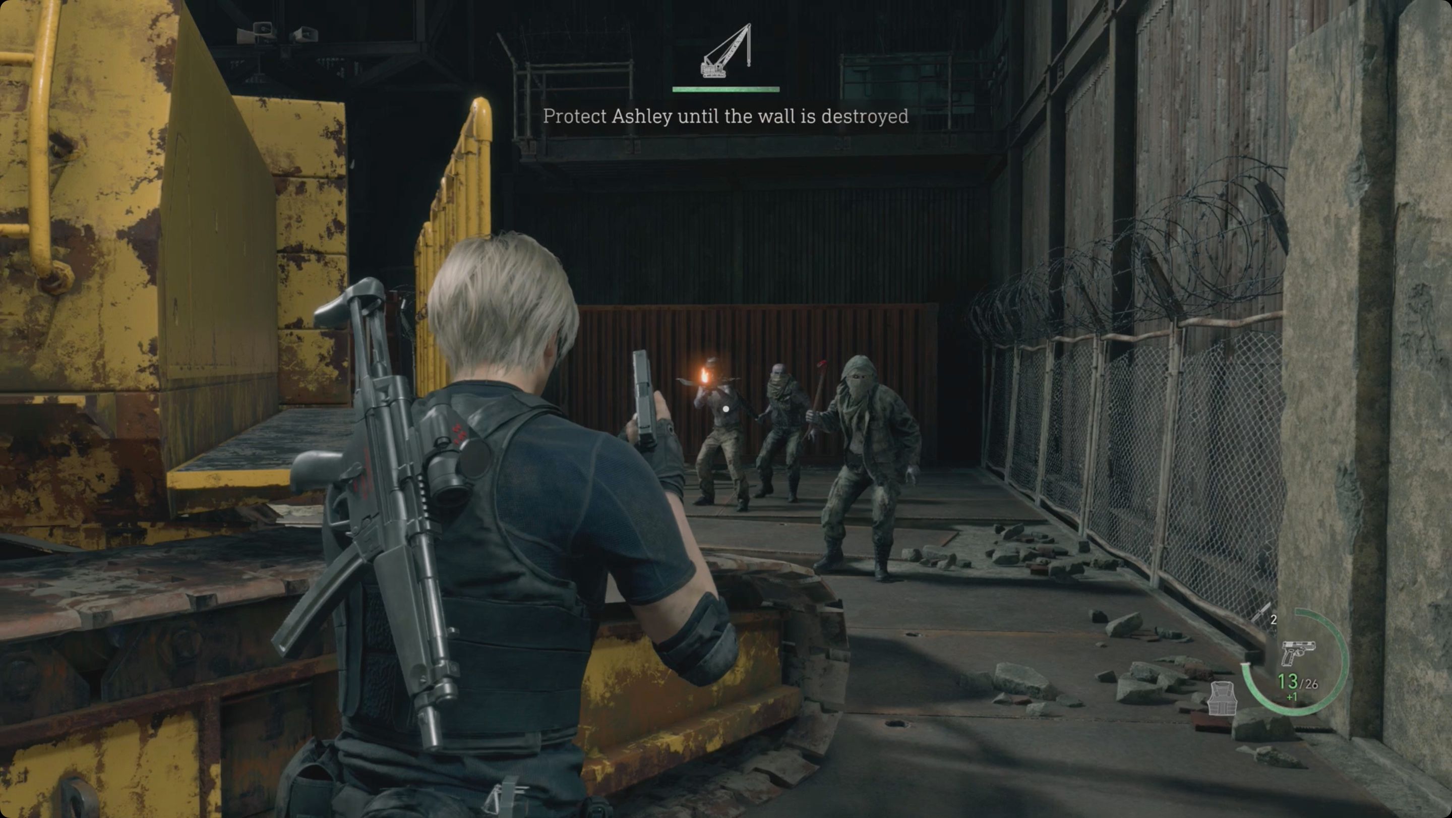 Chapter 13 guide (Cargo Depot, Krauser boss) in Resident Evil 4 remake
