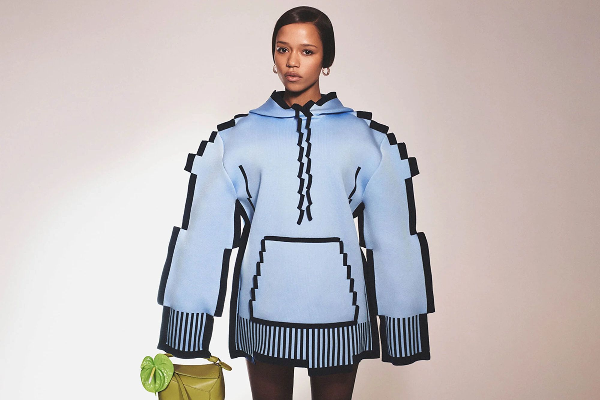 Loewe’s pixelated clothes are here, starting at $590