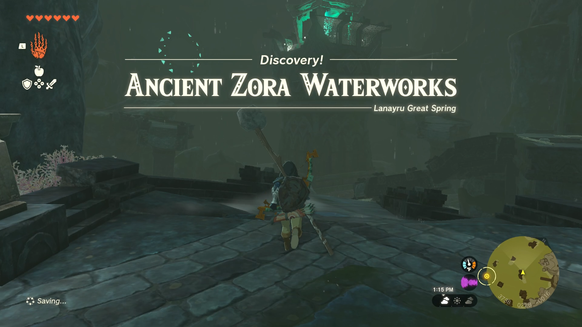 Ancient Zora Waterworks walkthrough in Zelda: Tears of the Kingdom