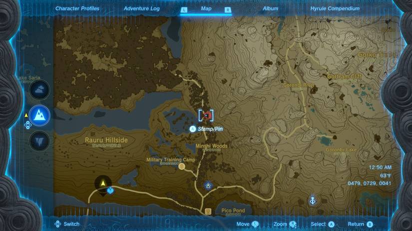 Hestu locations in Zelda: Tears of the Kingdom