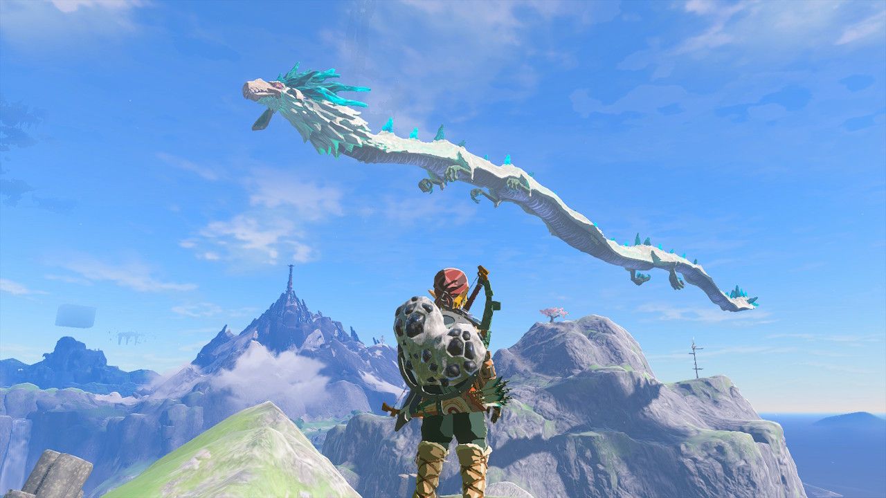 Dragon locations and paths in Zelda: TOTK