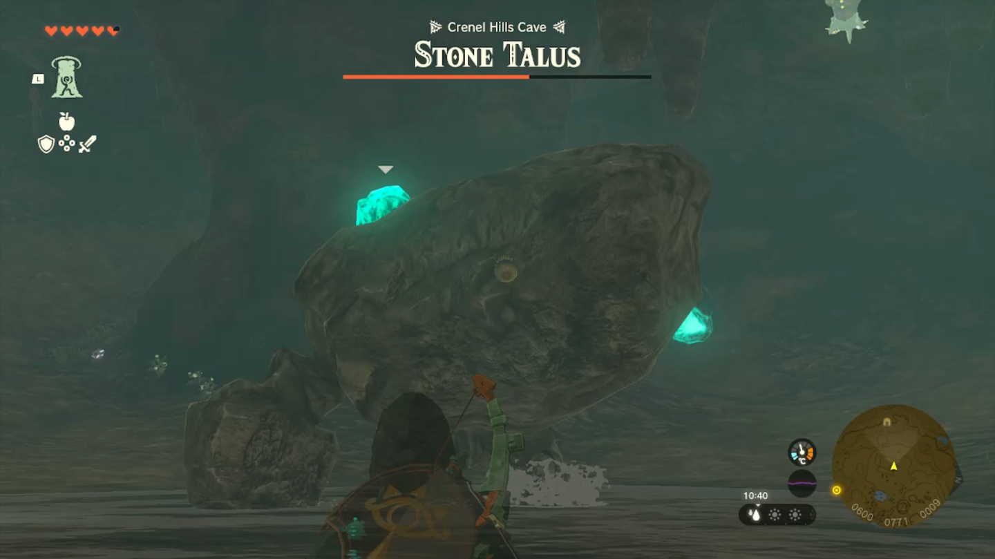 Stone Talus Heart uses, boss strategy in Zelda: Tears of the Kingdom