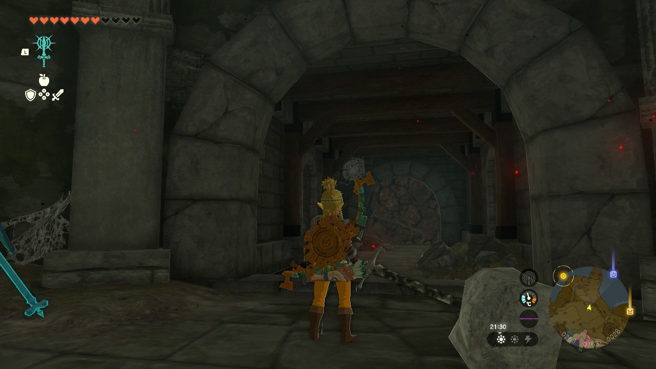 Royal Hidden Passage walkthrough for Soldier’s Armor set in Zelda TOTK