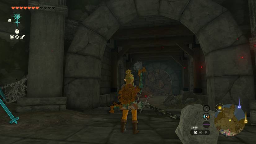 Royal Hidden Passage walkthrough for Soldier’s Armor set in Zelda TOTK