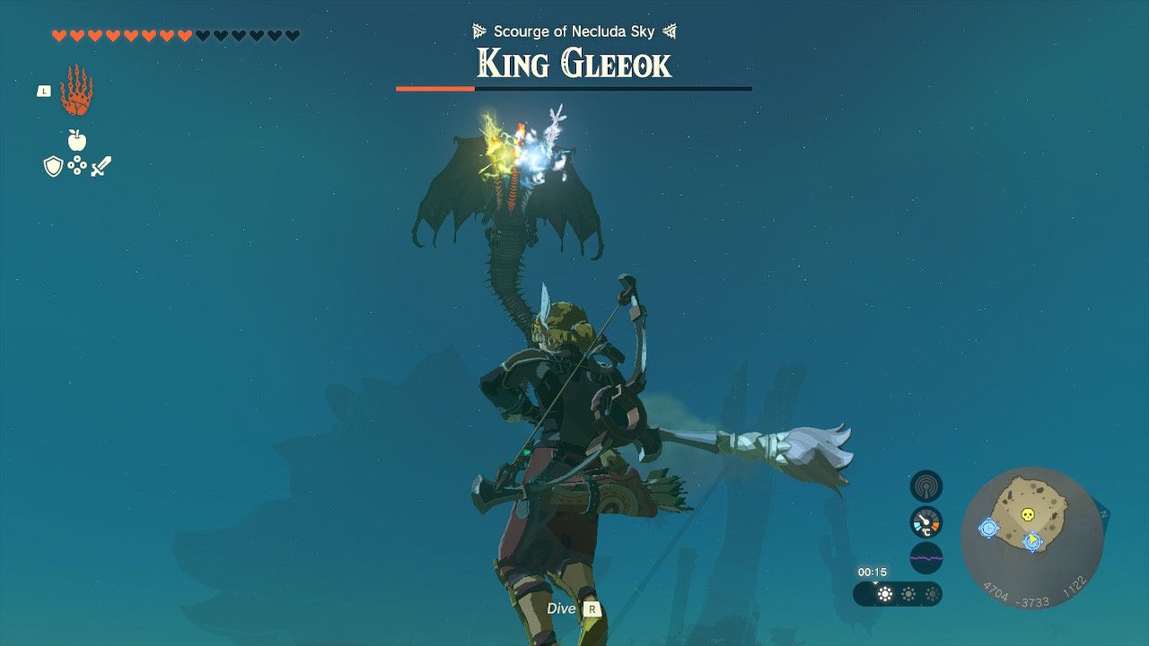 King Gleeok locations, how to beat in Zelda: Tears of the Kingdom
