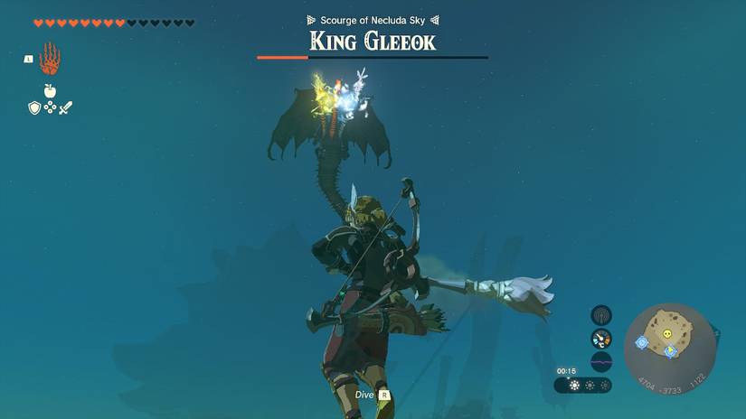 King Gleeok locations, how to beat in Zelda: Tears of the Kingdom