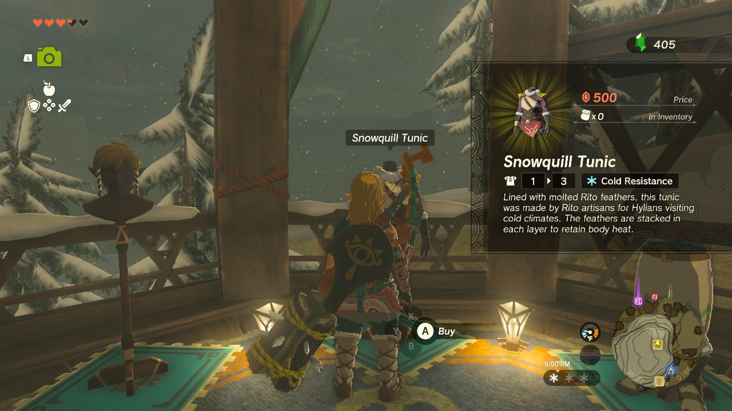 Snowquill Armor location in Zelda: Tears of the Kingdom