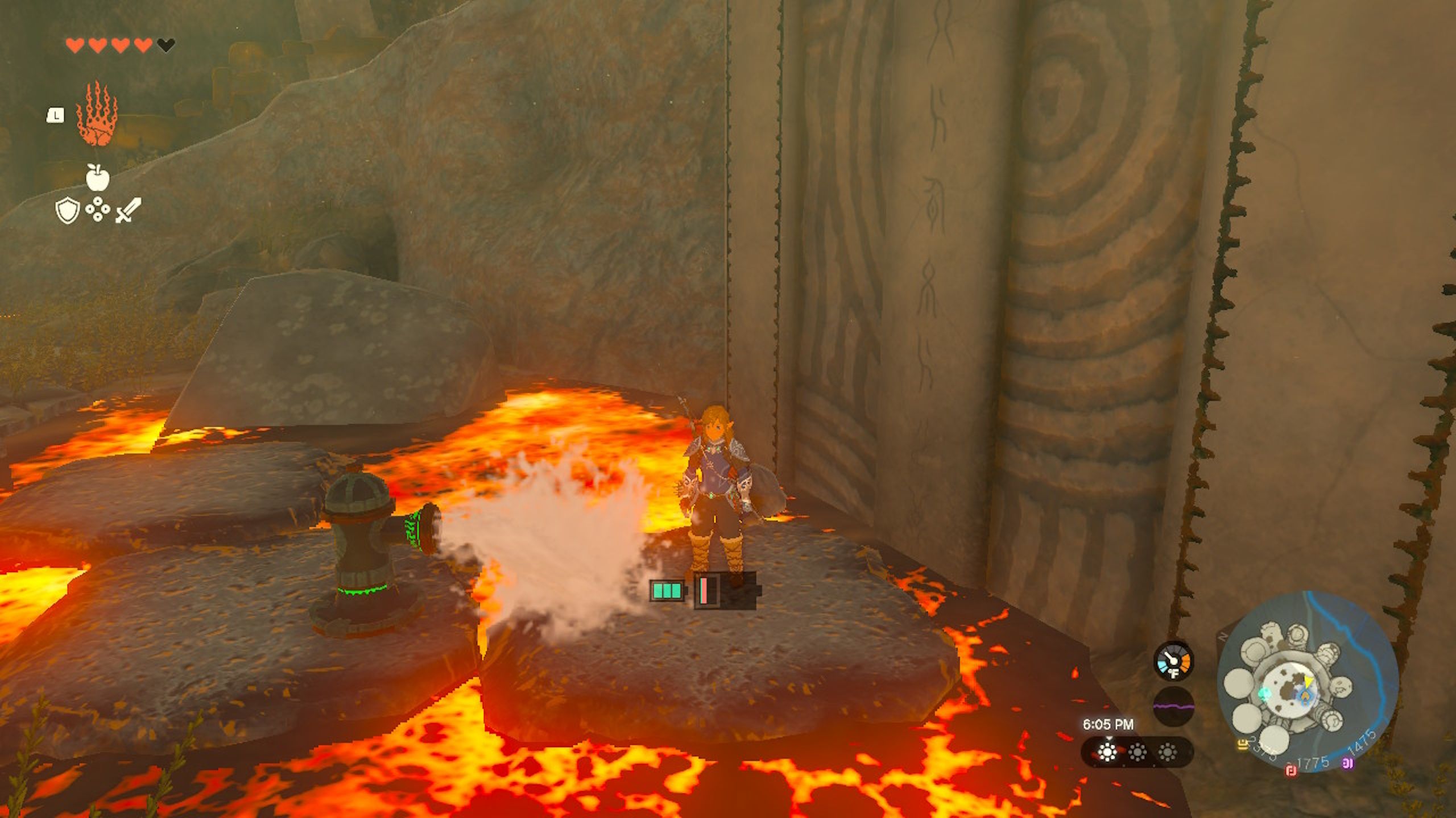 Zonaite Armor location in Zelda: Tears of the Kingdom