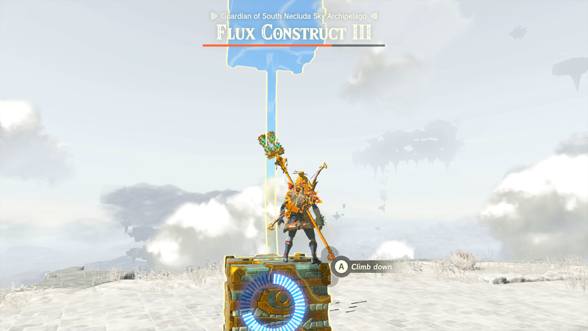 Flux Construct core uses, boss strategy in Zelda Tears of the Kingdom