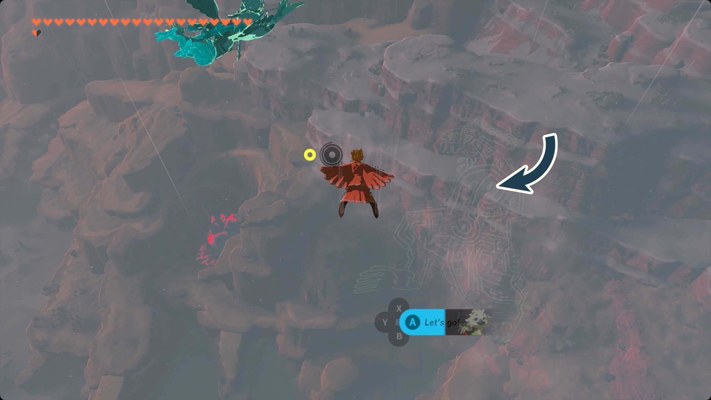 Dragon Tear geoglyph and Memory locations in Zelda: TOTK