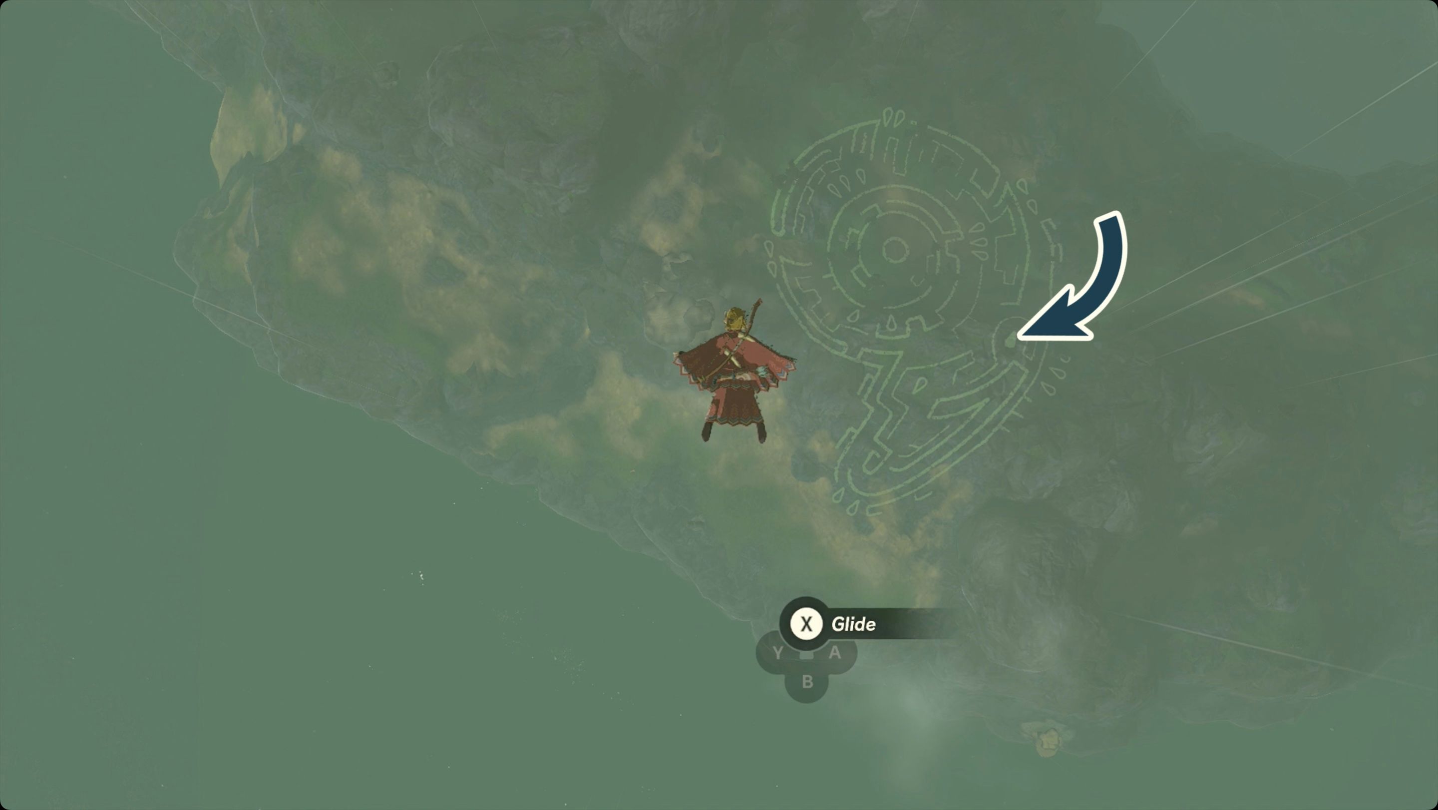Dragon Tear geoglyph and Memory locations in Zelda: TOTK