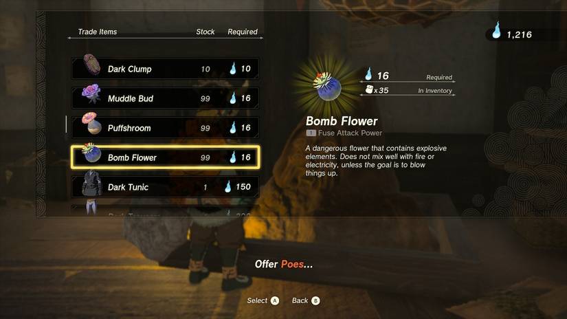 Where to get bomb flowers in Zelda: Tears of the Kingdom